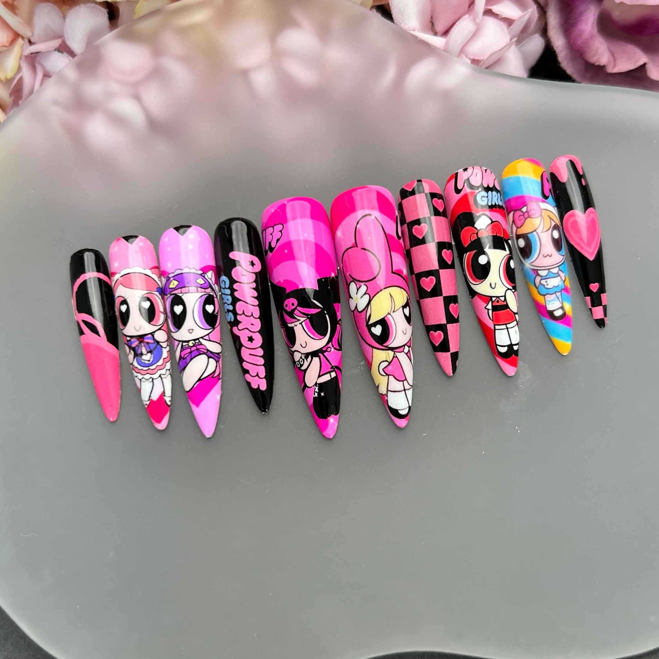 Powerpuff Girls Retro | Froni Nail