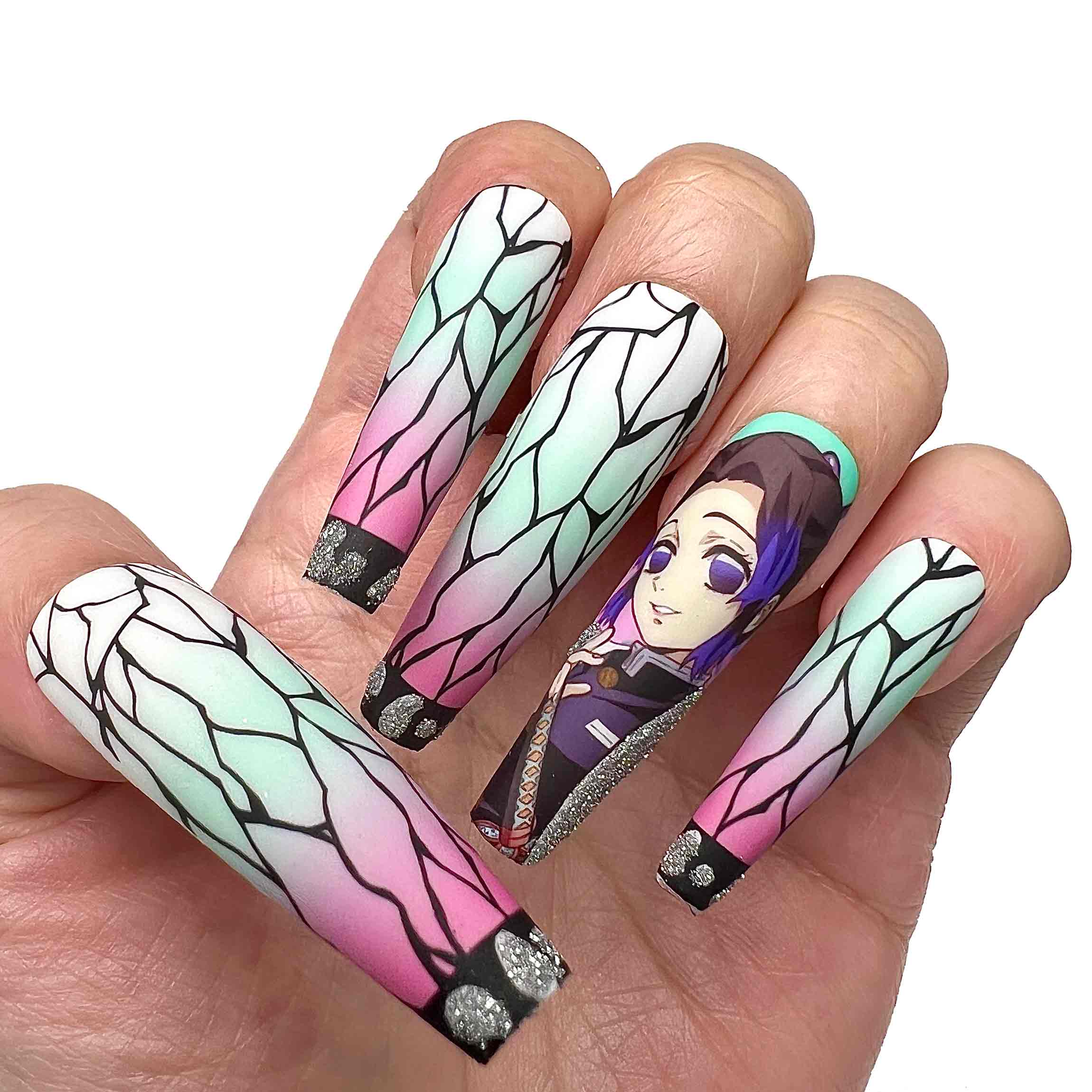 Shinobu with Butterfly Haori | Froni Nail