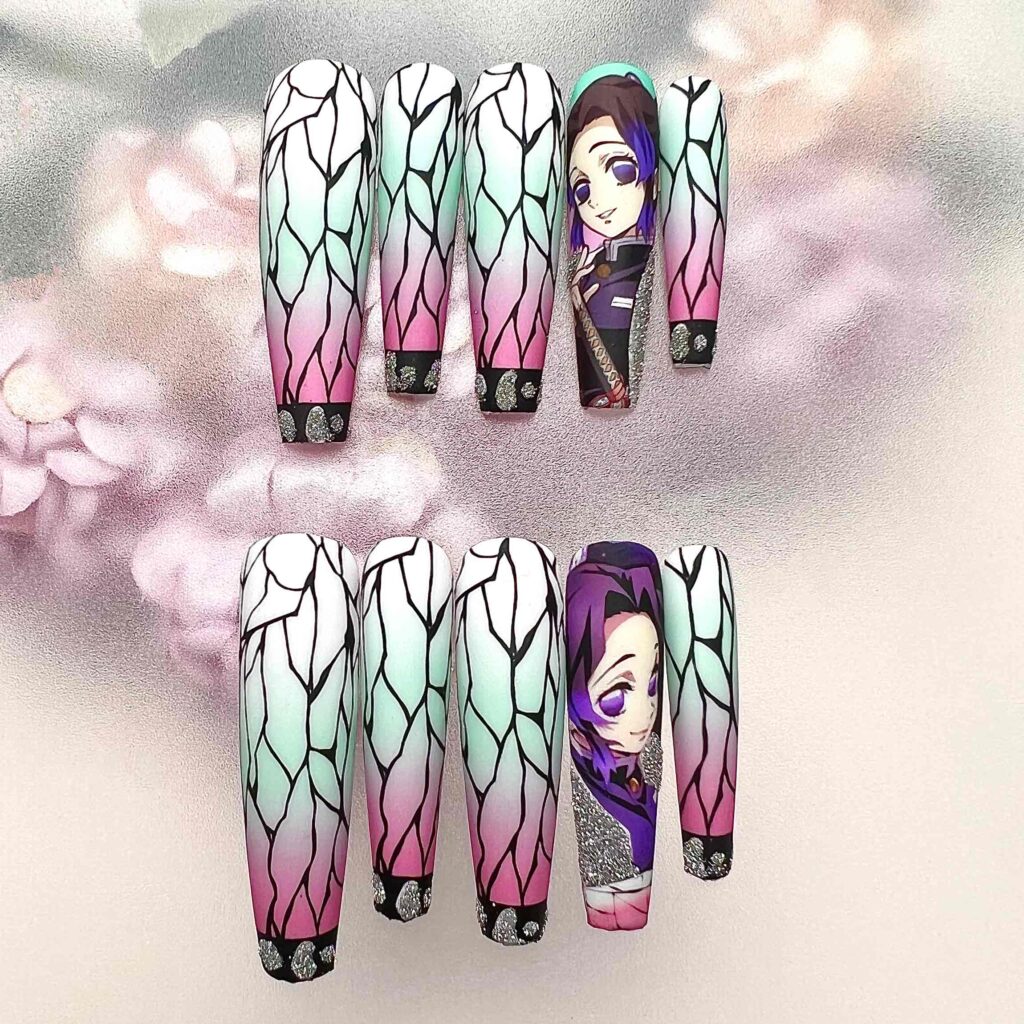 Shinobu with Butterfly Haori | Froni Nail