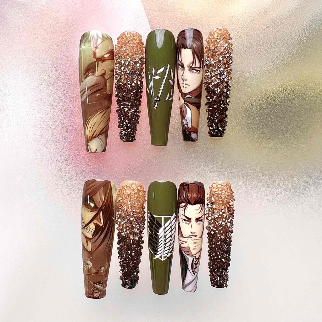 AOT Eren and Levi | Froni Nail