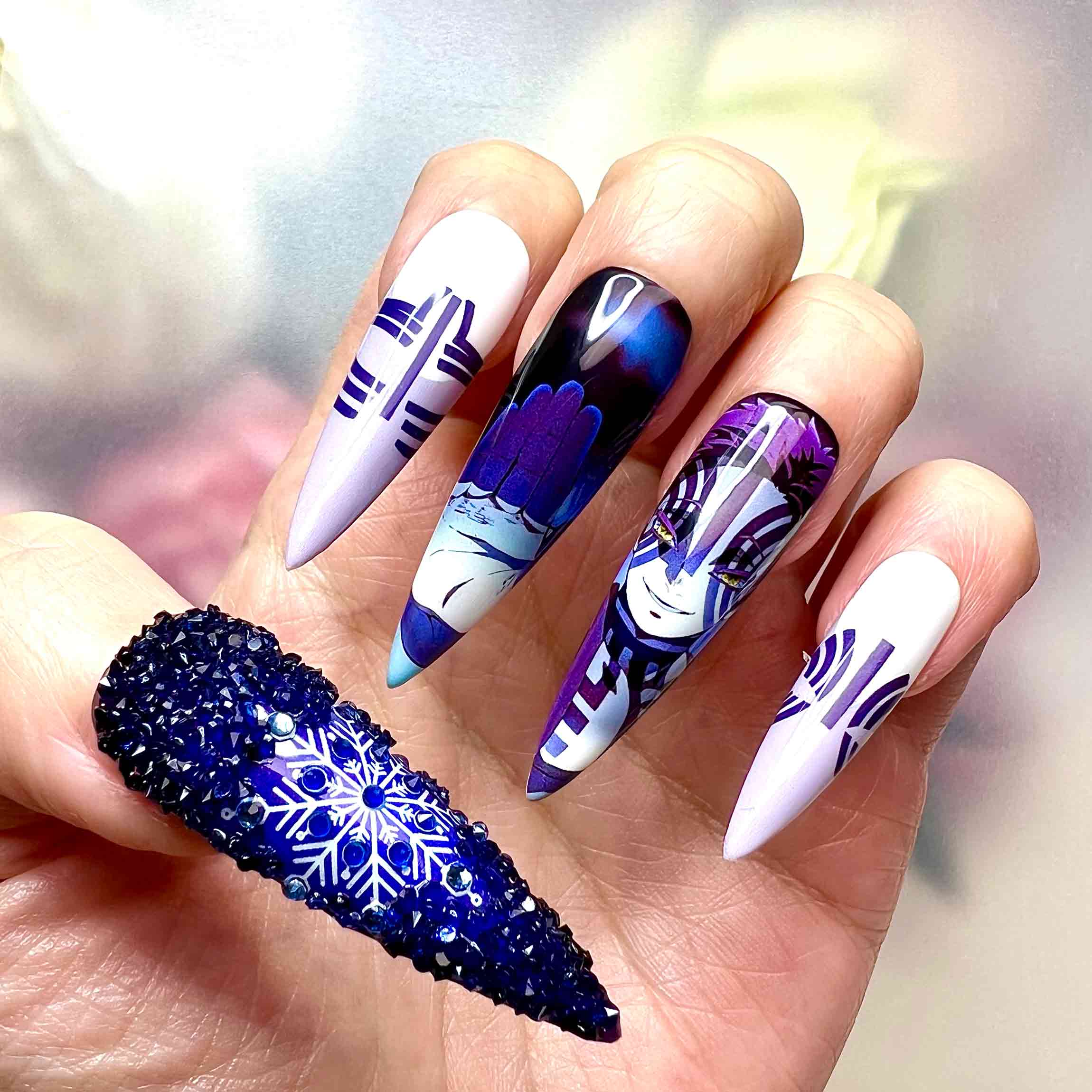 Akaza Snowflake Compass | Froni Nail