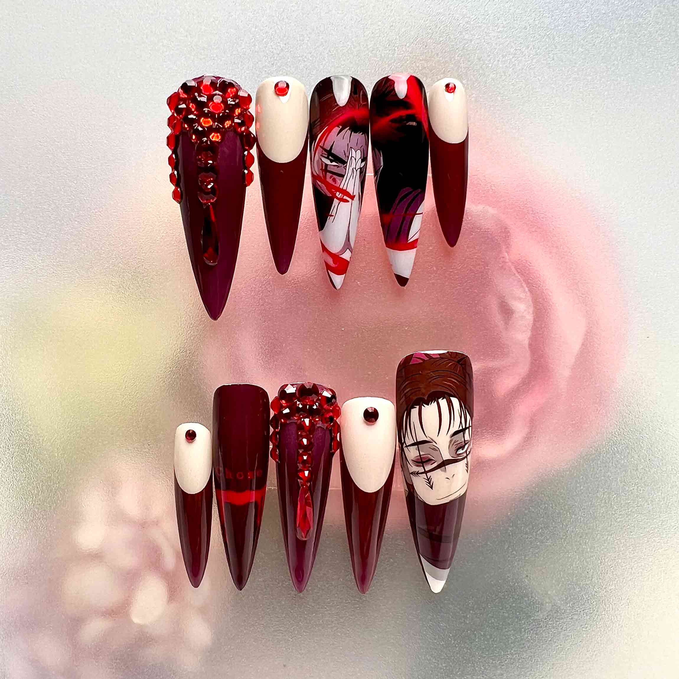 Choso Flowing Red | Froni Nail