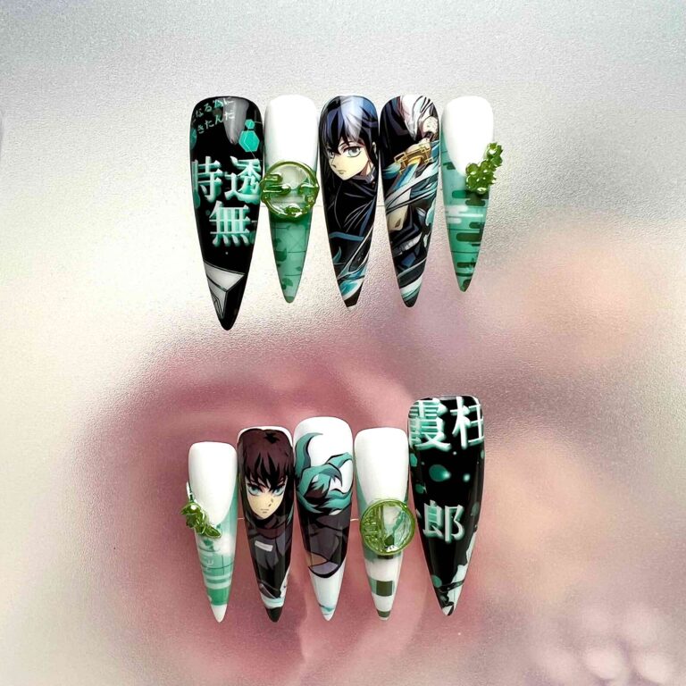 Muichiro Mist Charm | Froni Nail