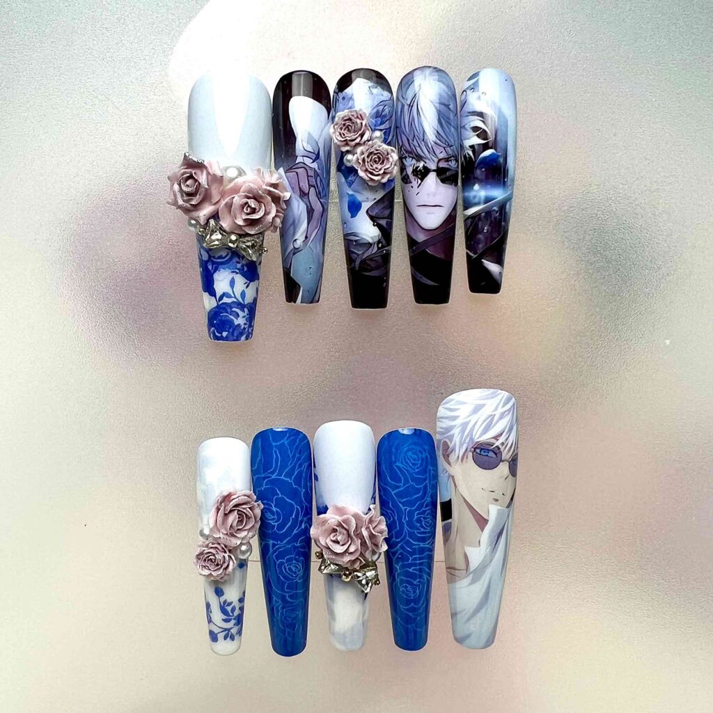 Infinite Roses Gojo Edition | Froni Nail