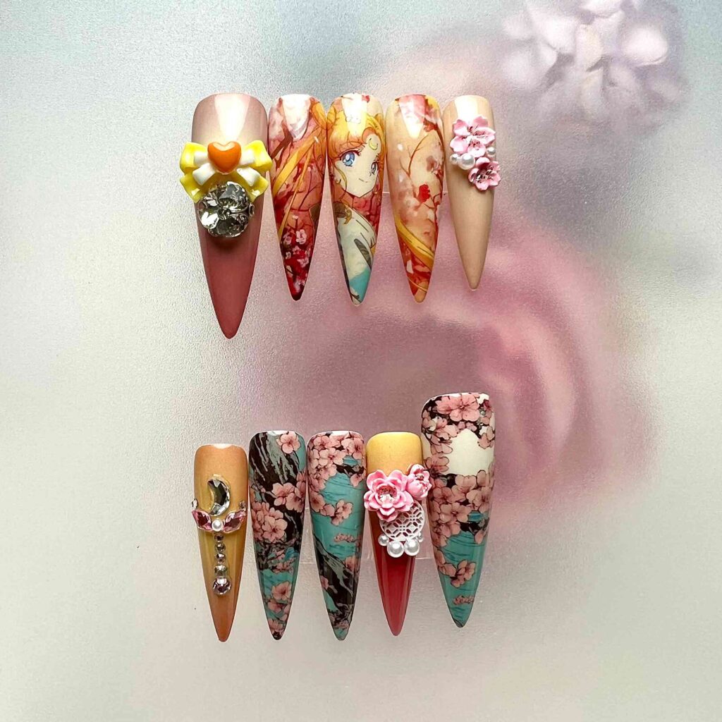 Sailor Moon Celestial Bloom | Froni Nail