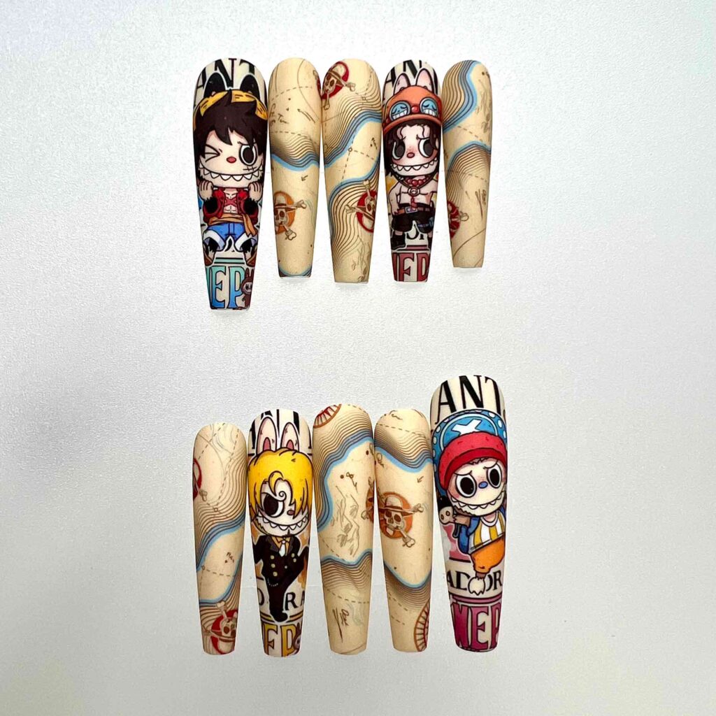 Labubu x One Piece Adventure | Froni Nail