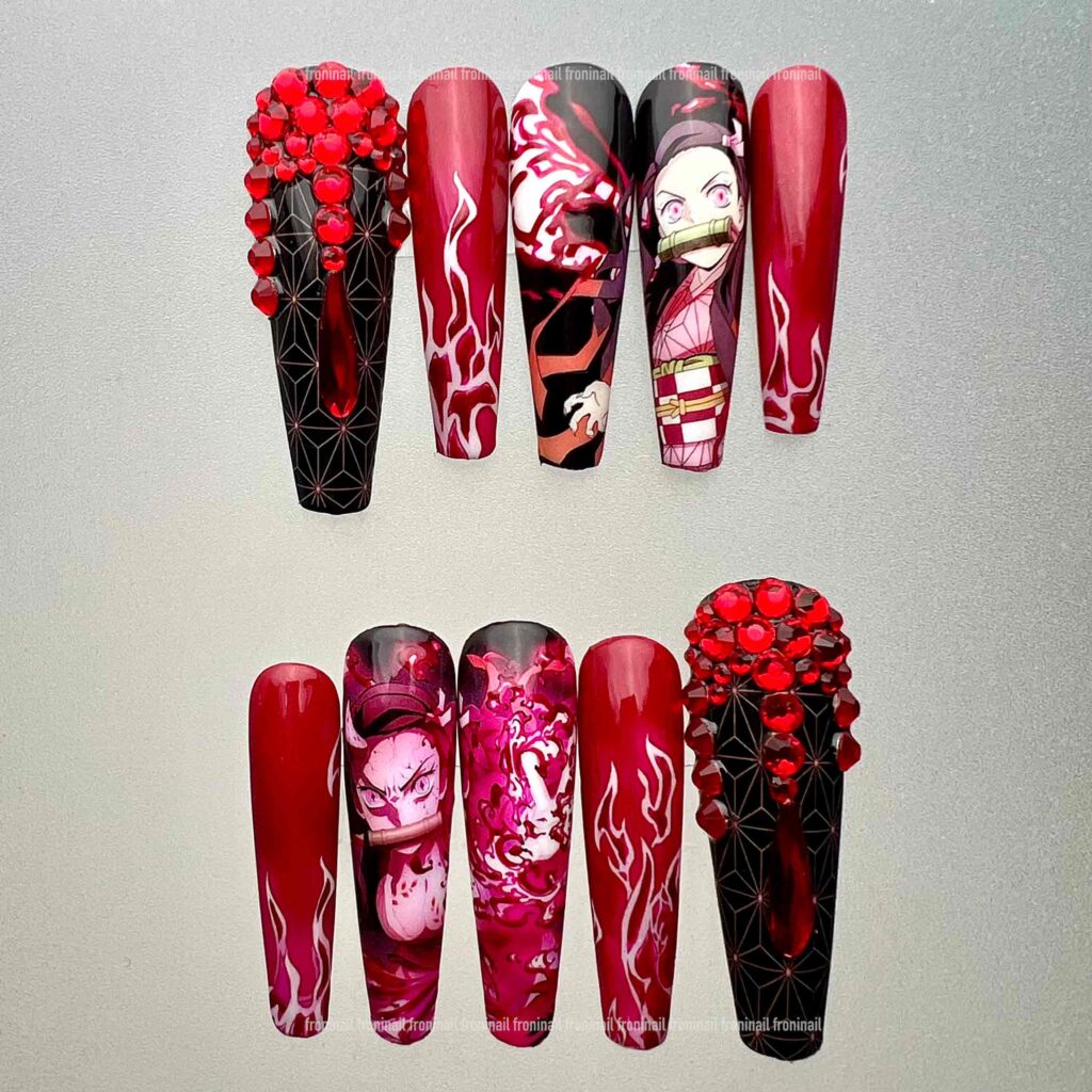 Nezuko Bloody Awakening | Froni Nail